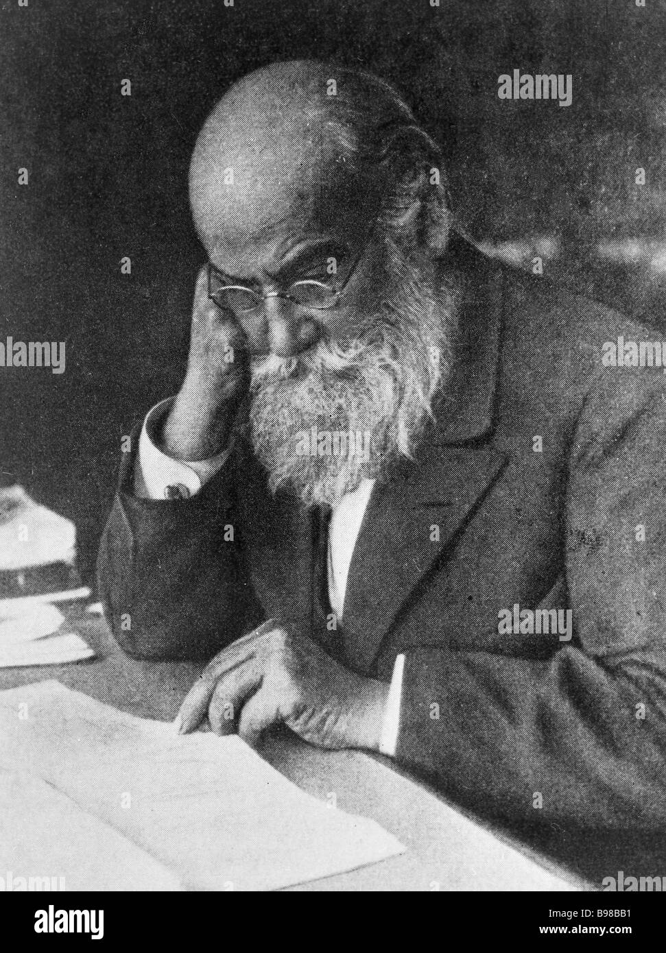 Russian scientist founder of modern hydro and aeromechanics Nikolai ...