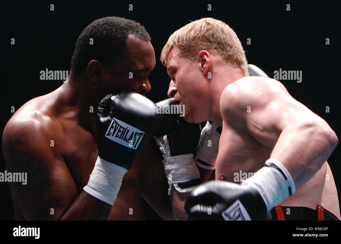 27 year old Alexander Povetkin right a Russian boxer during a 10 round ...