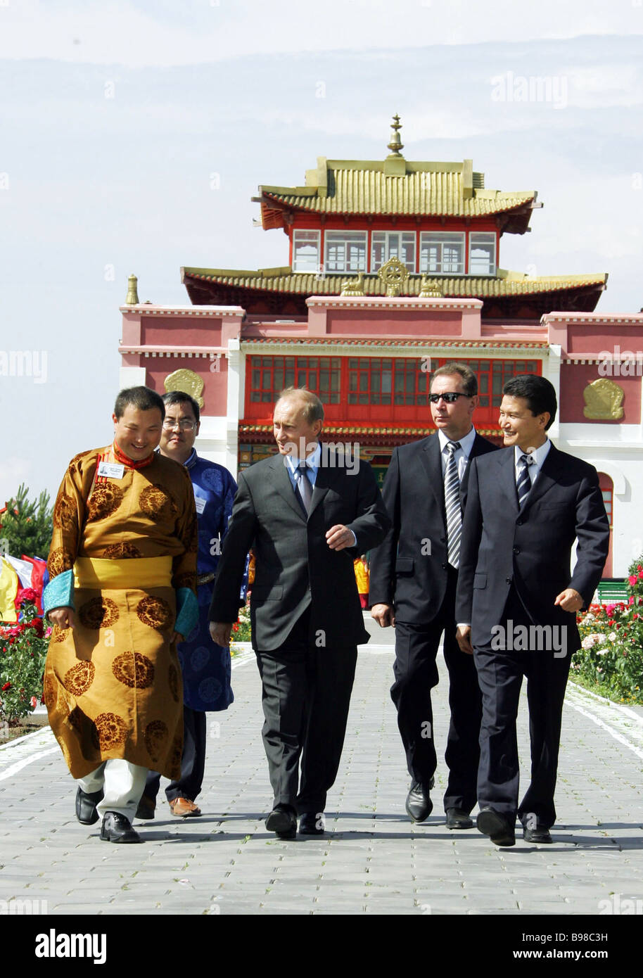 Head of Kalmyk Buddhists Telo Tulku Rinpoche Russian President Vladimir ...