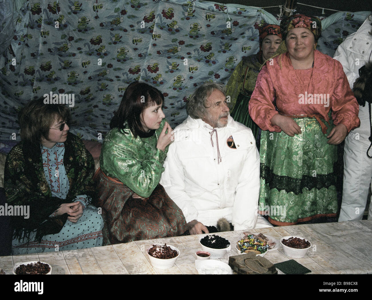 French actor Pierre Richard third left at the First International Film ...