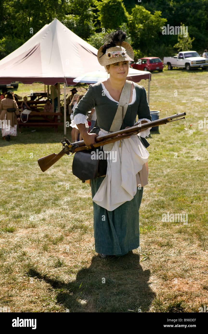 Revolutionary War Reenactment Women
