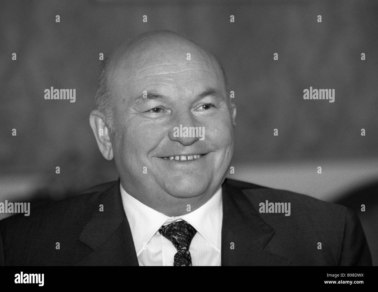 Yuri Luzhkov Mayor of Moscow Stock Photo - Alamy