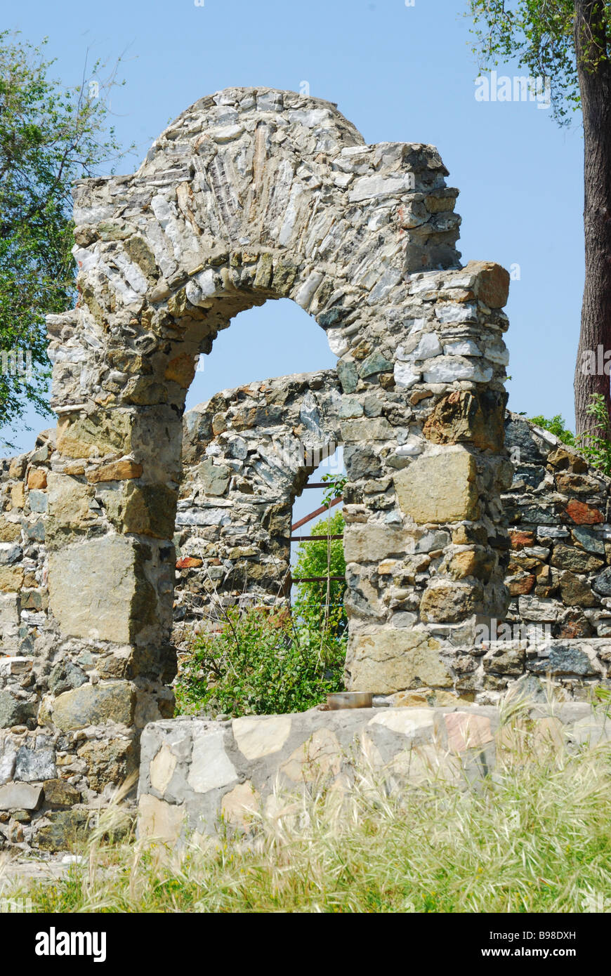 The old stone farmhouse Fethie Turkey Stock Photo - Alamy