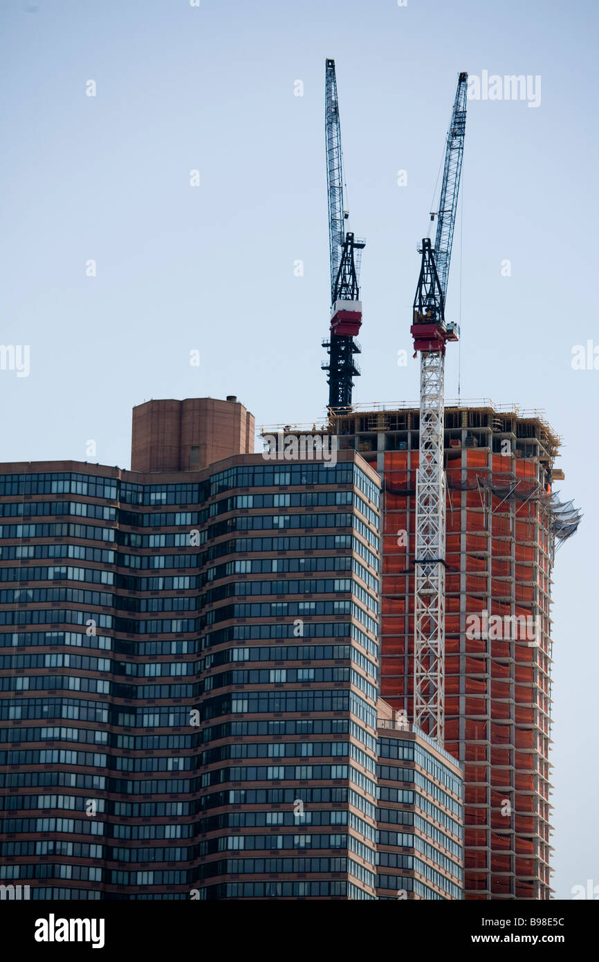 Skyscraper construction site Stock Photo - Alamy