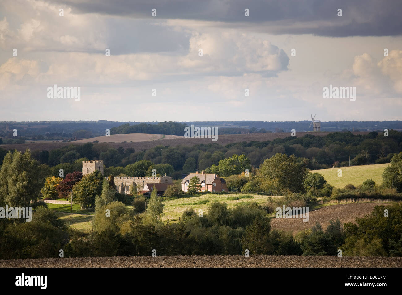 View of the village of Chesterton, Warwickshire - including Chesterton ...