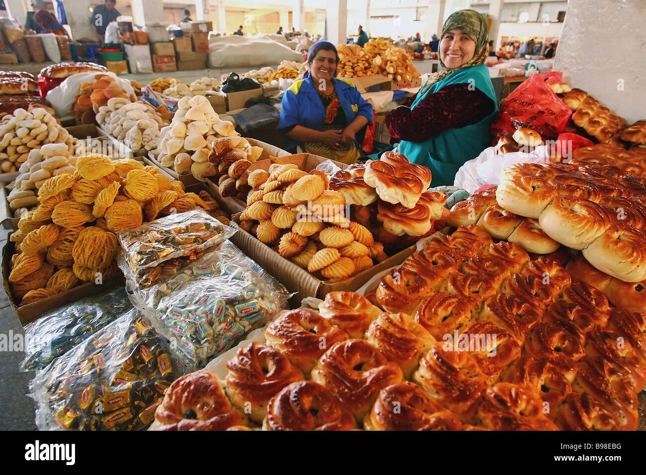 A market in Dushanbe Stock Photo - Alamy