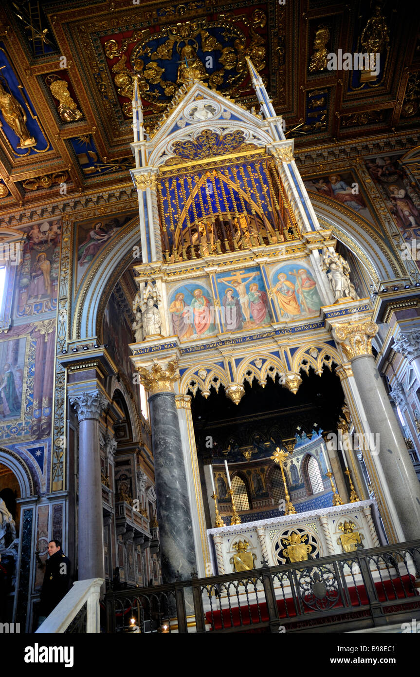 The basilica of St John Lateran in Rome Italy Stock Photo - Alamy