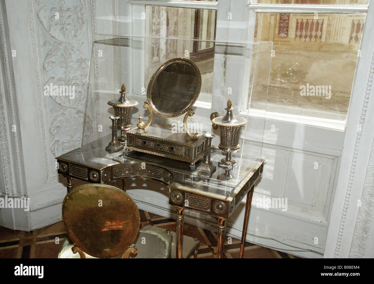 Steel dressing table made by Tula smiths in the end of XVIII century ...
