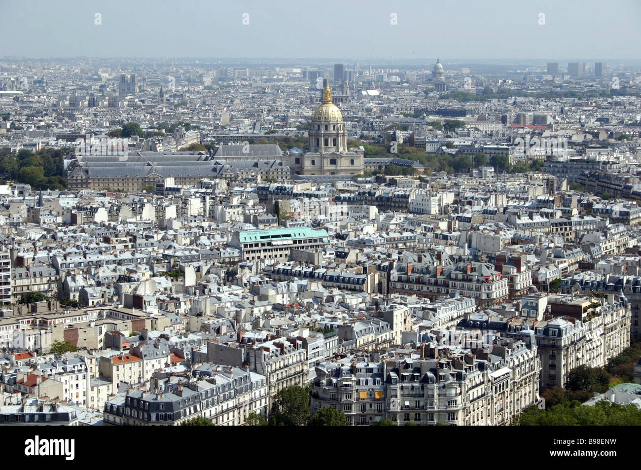 A bird s eye view of Paris Stock Photo - Alamy