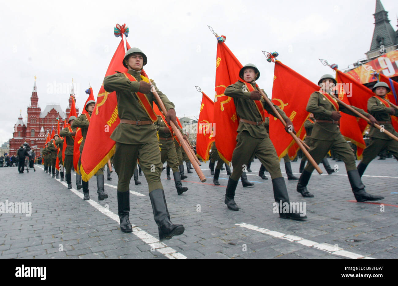 Moscow Red Square Flags High Resolution Stock Photography and Images ...
