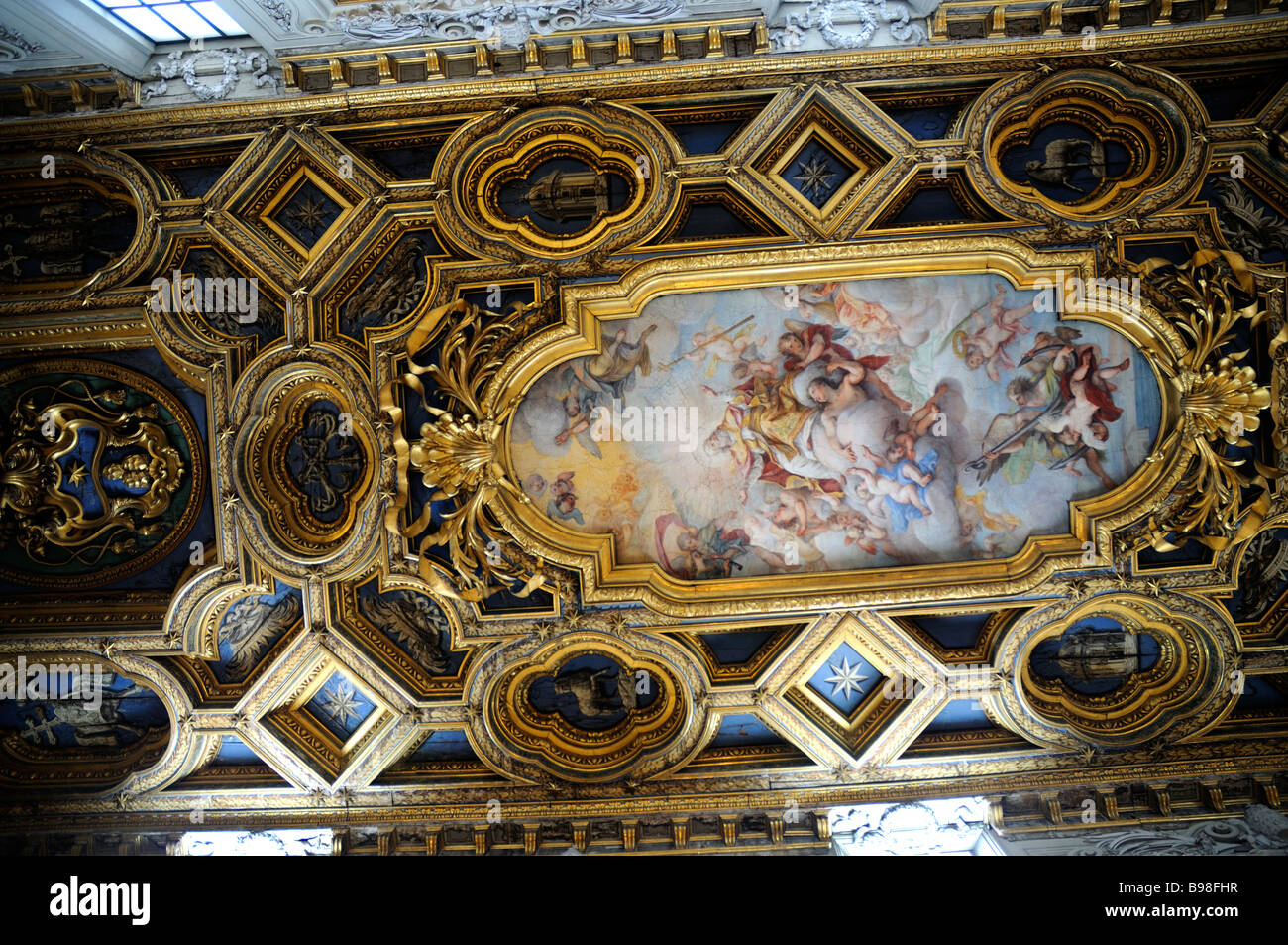 The church of St Clemente in Rome Italy with its ancient frescoes and ...