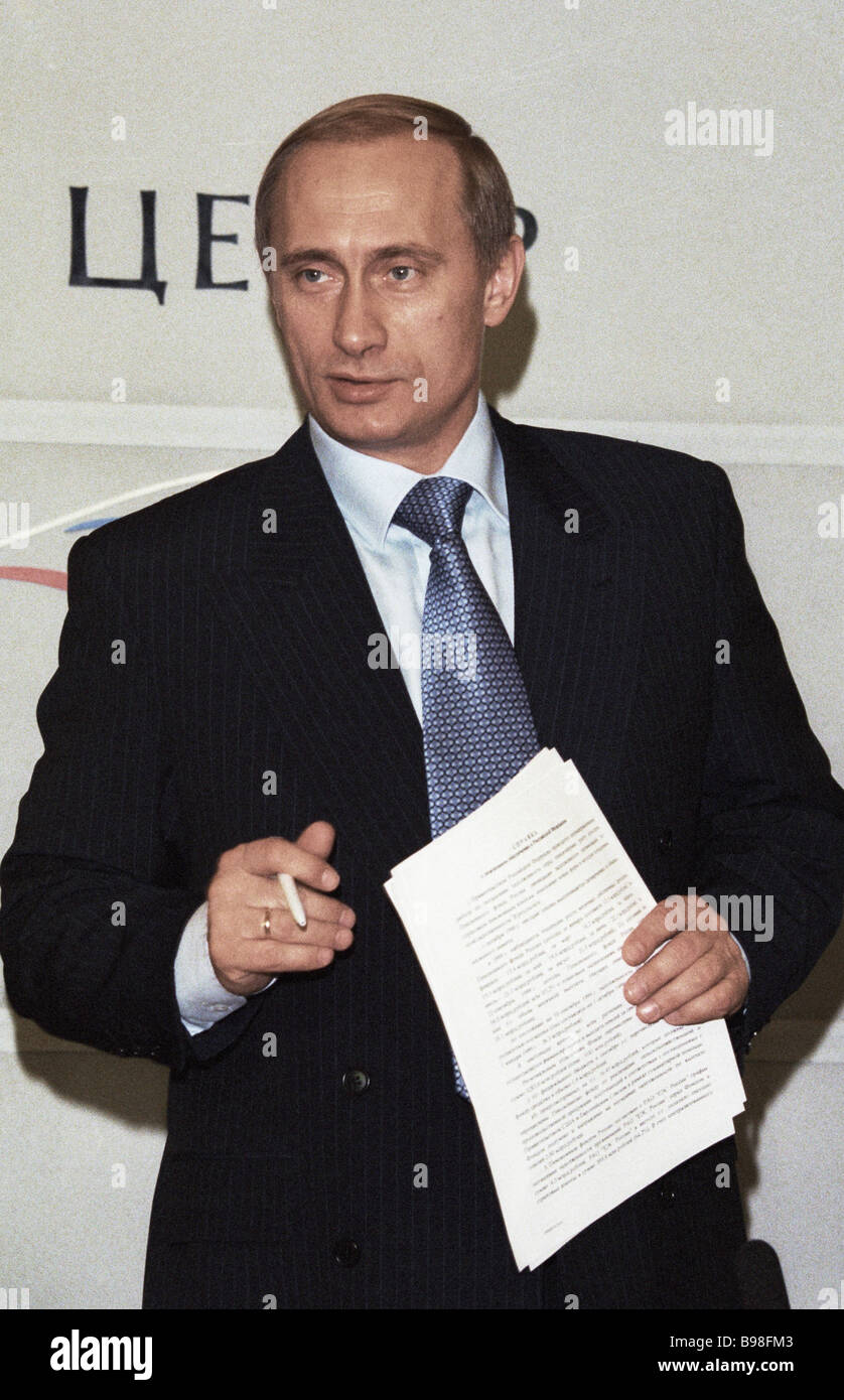 Russian Prime Minister Vladimir Putin Stock Photo - Alamy