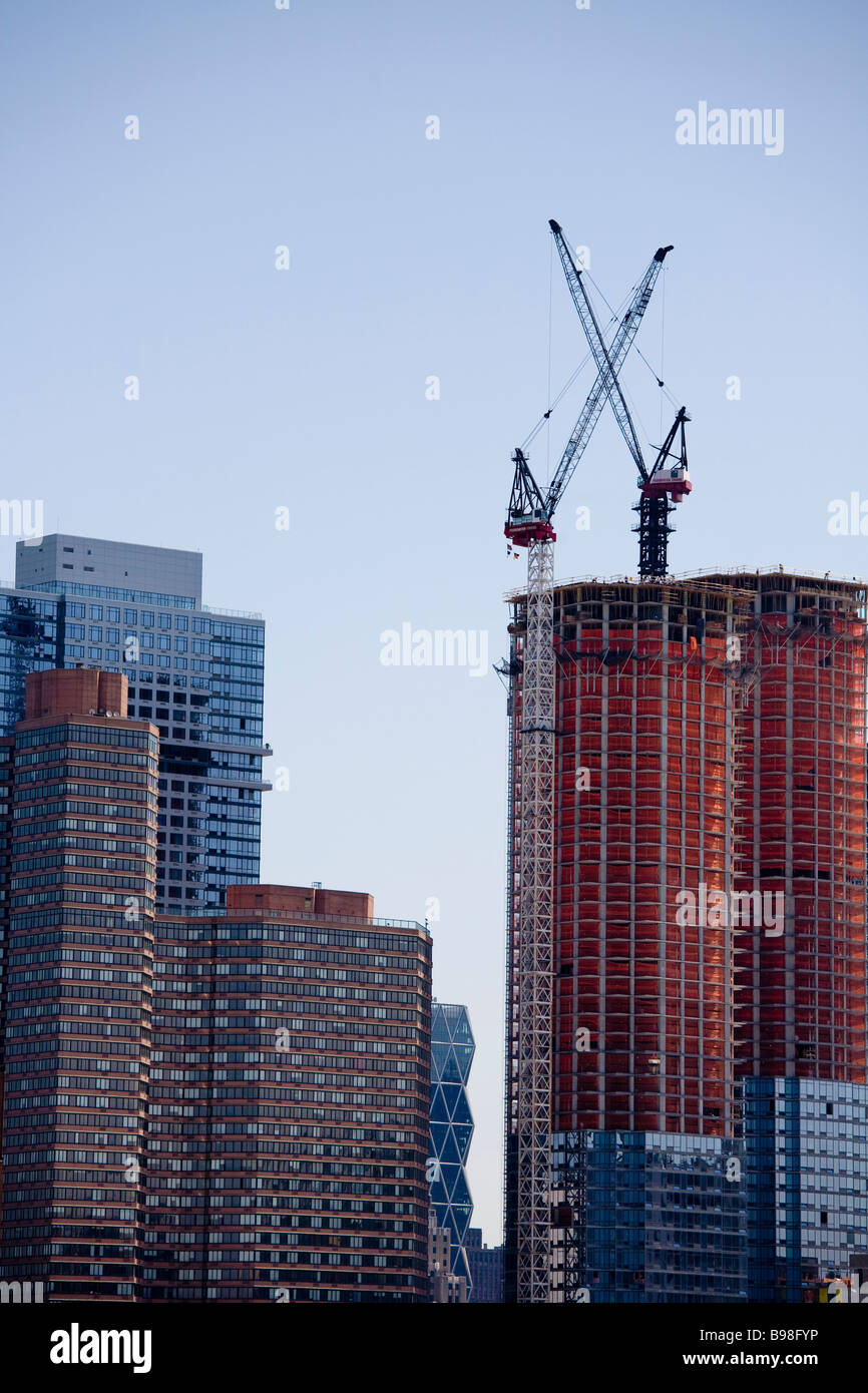 Skyscraper construction site Stock Photo - Alamy