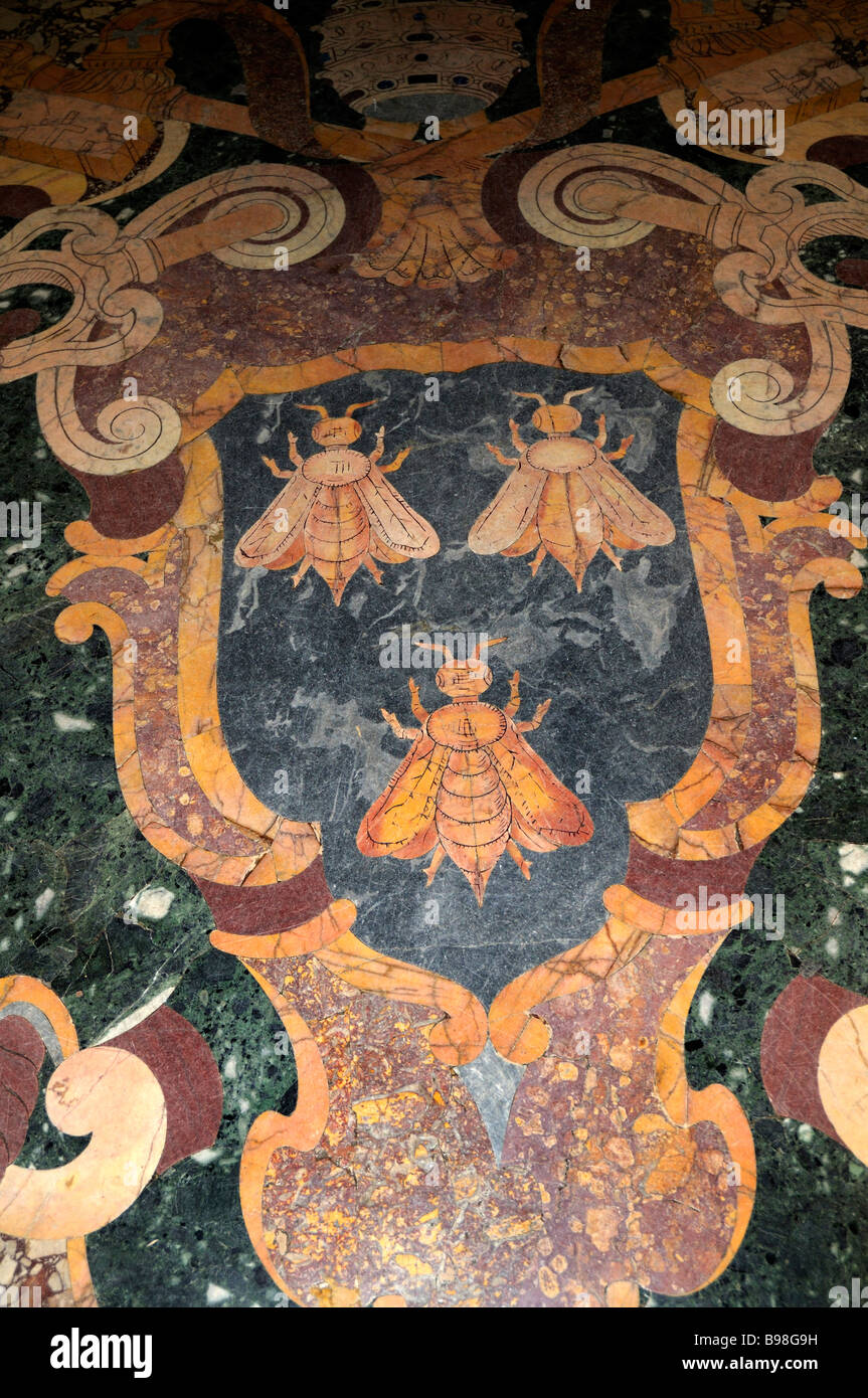 The Bees of the Barberini Pope in the Baptistery of the Basilica of St ...