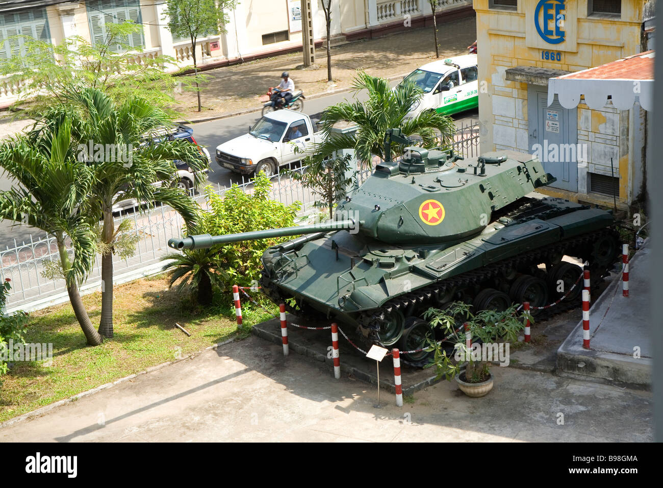 Captured US tank captured by the North Vietnamese on display at the ...