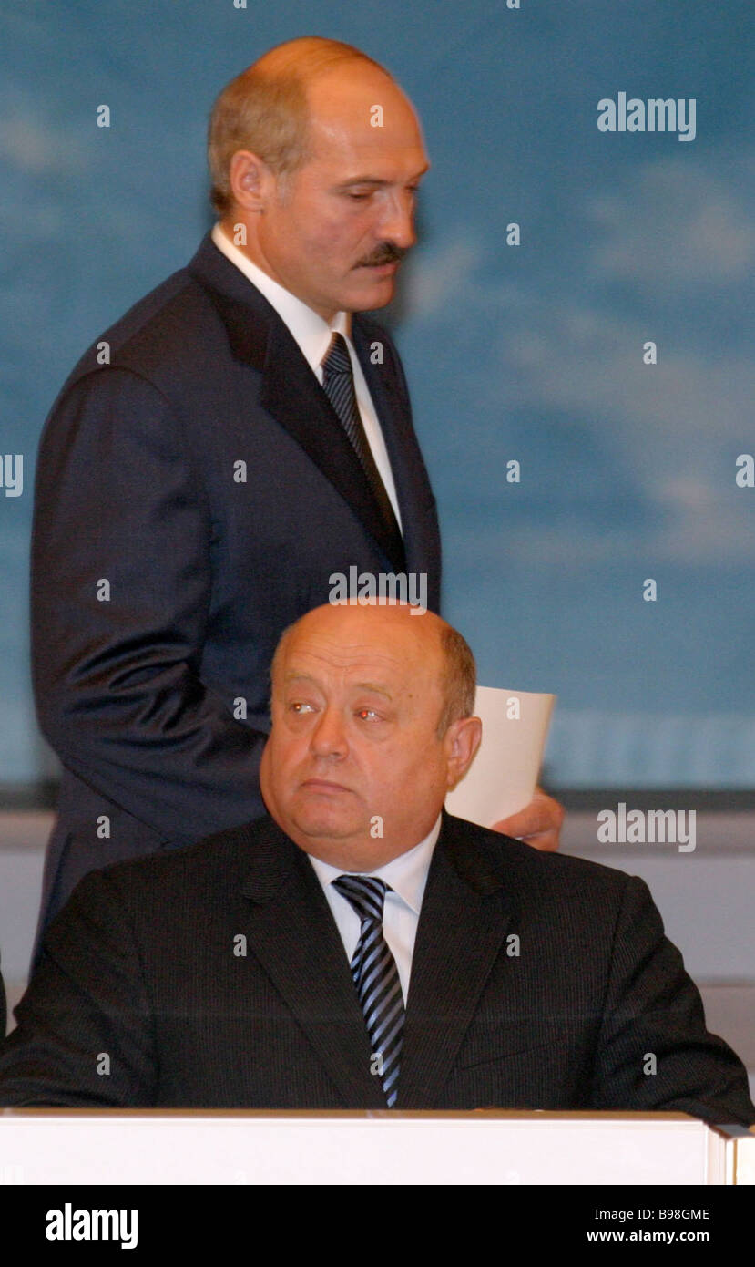 Russian Prime Minister Mikhail Fradkov and President Alexander ...
