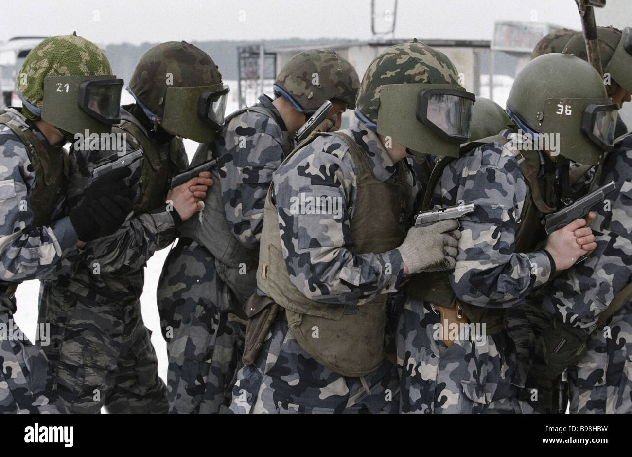 Vityaz special task force unit in show performance Stock Photo - Alamy