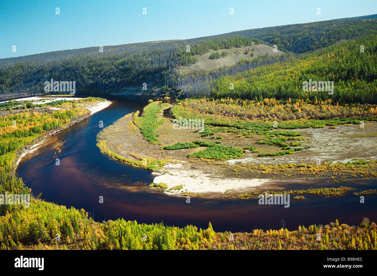 A ributary of the river Lena Stock Photo - Alamy