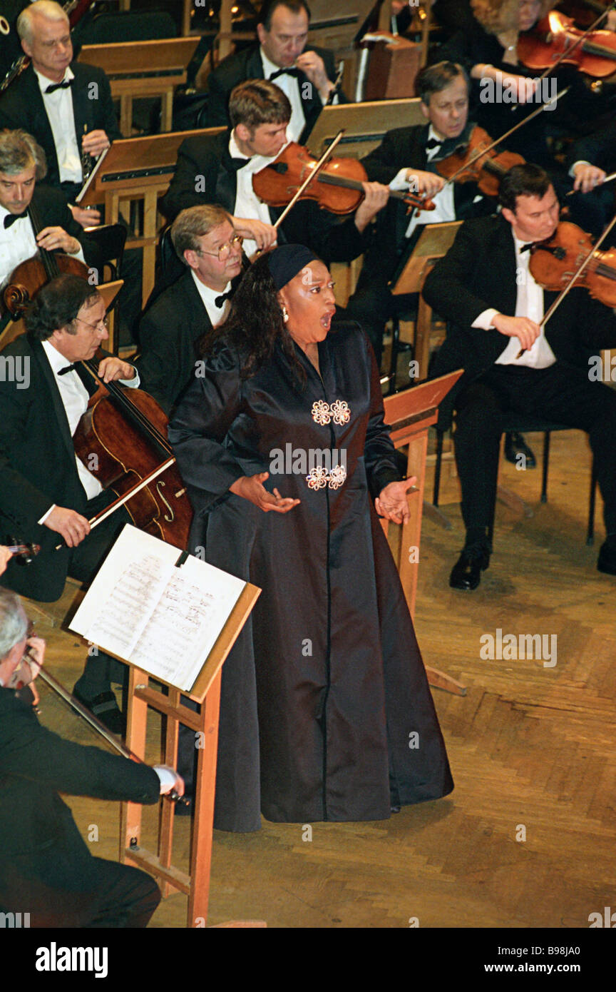 Jessye Norman one of the world s most admired opera singers performing ...