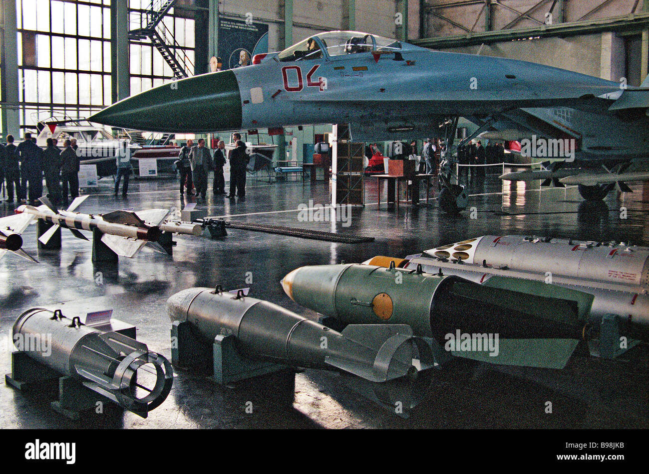 Assembly area at the Yury Gagarin Aircraft Building Works in Komsomolsk ...