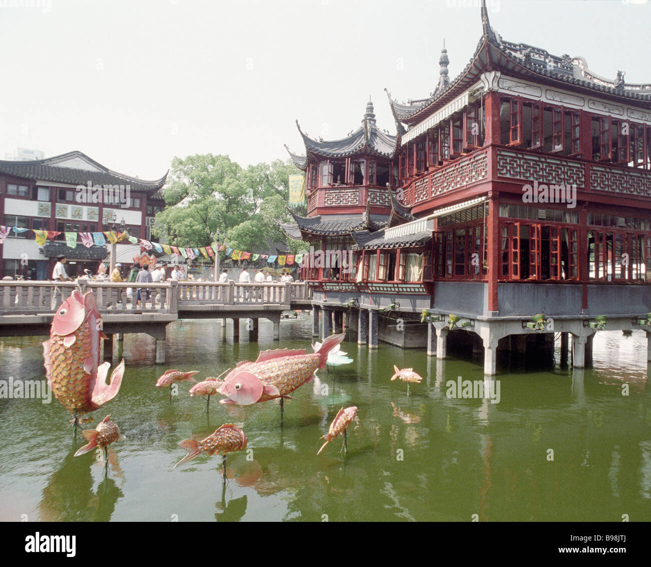House on piles specimen of traditional Chinese architecture in an old ...
