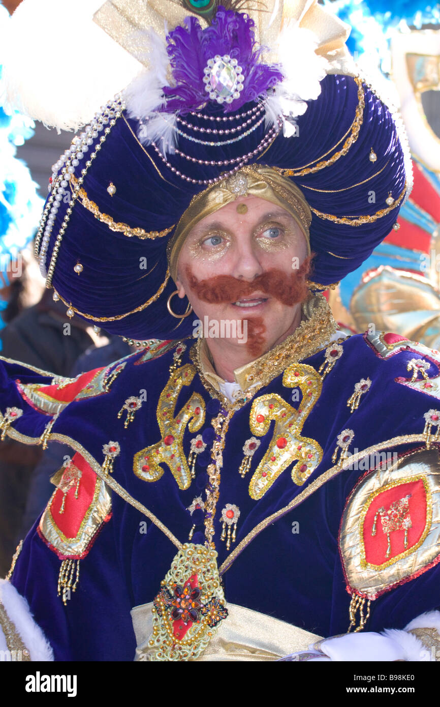 Man in Carnival Costume Stock Photo - Alamy