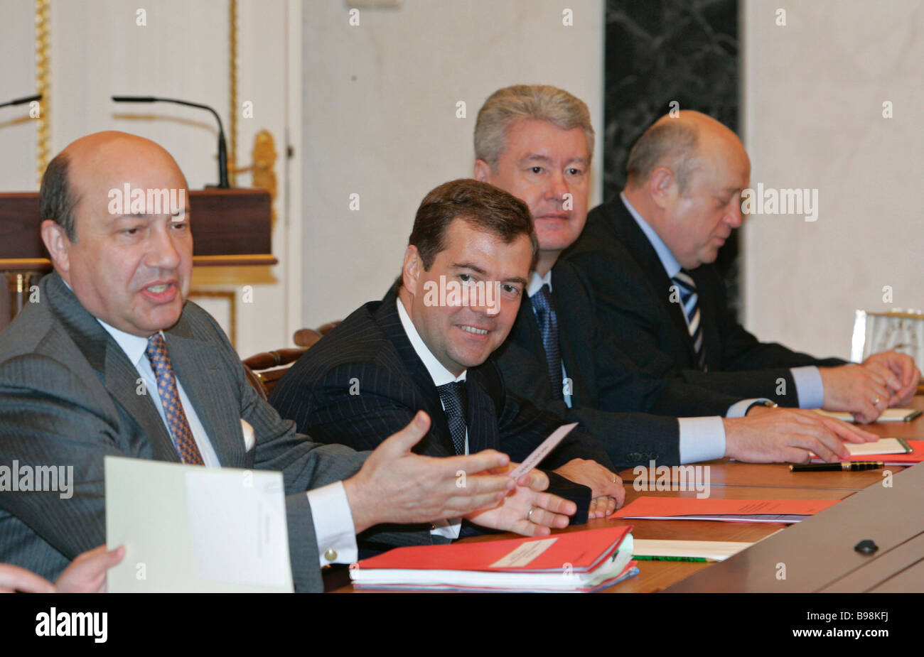 From left to right Secretary of the Security Council Igor Ivanov Deputy ...