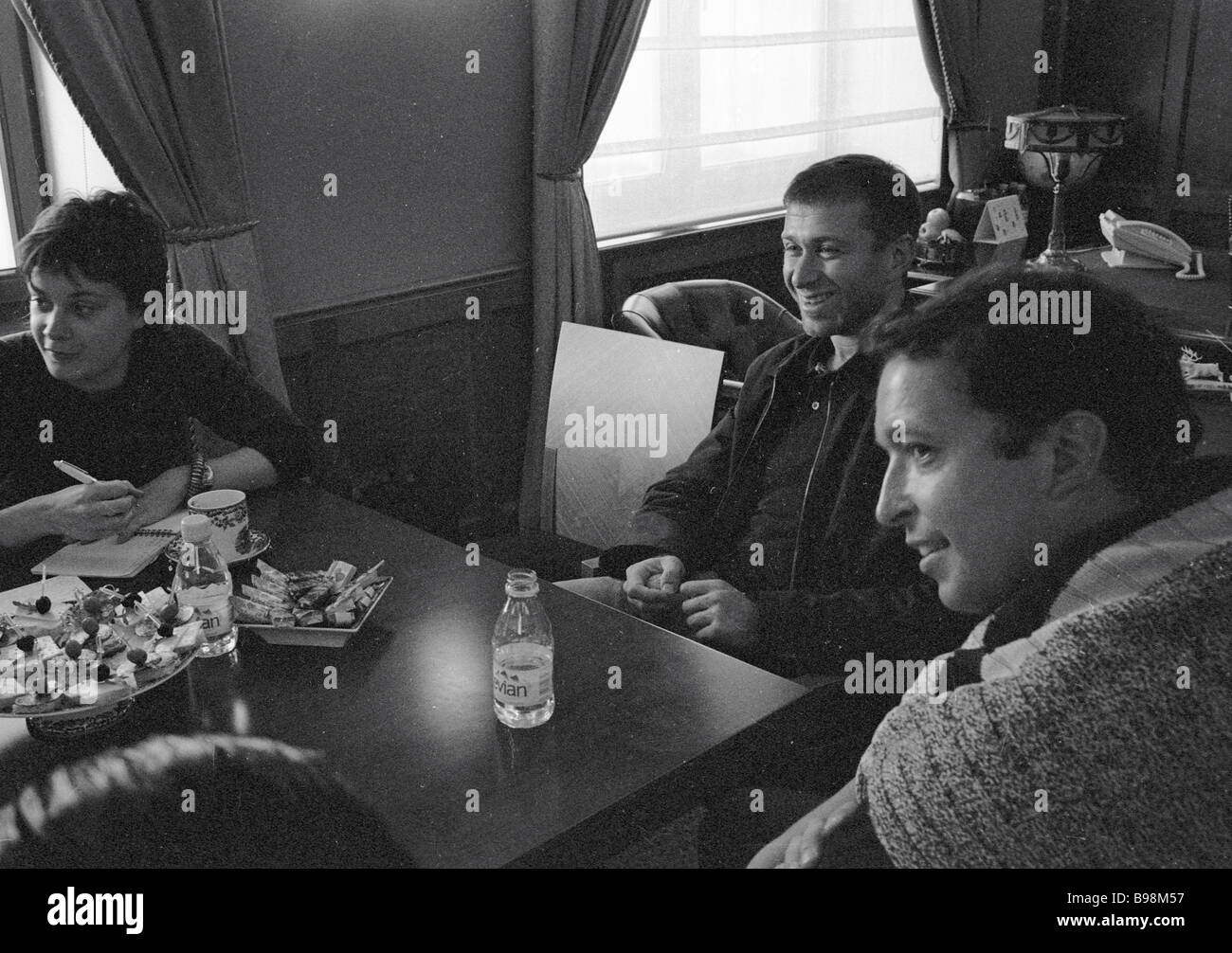 Roman Abramovich governor of the autonomous region of Chukotka speaking ...