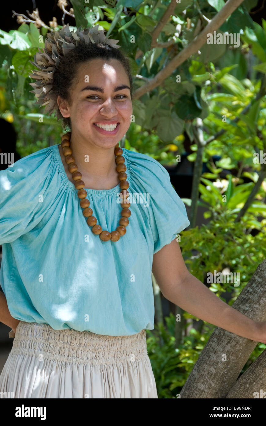 Performer, Polynesian Cultural Center, Laie, Oahu, Hawaii Stock Photo ...