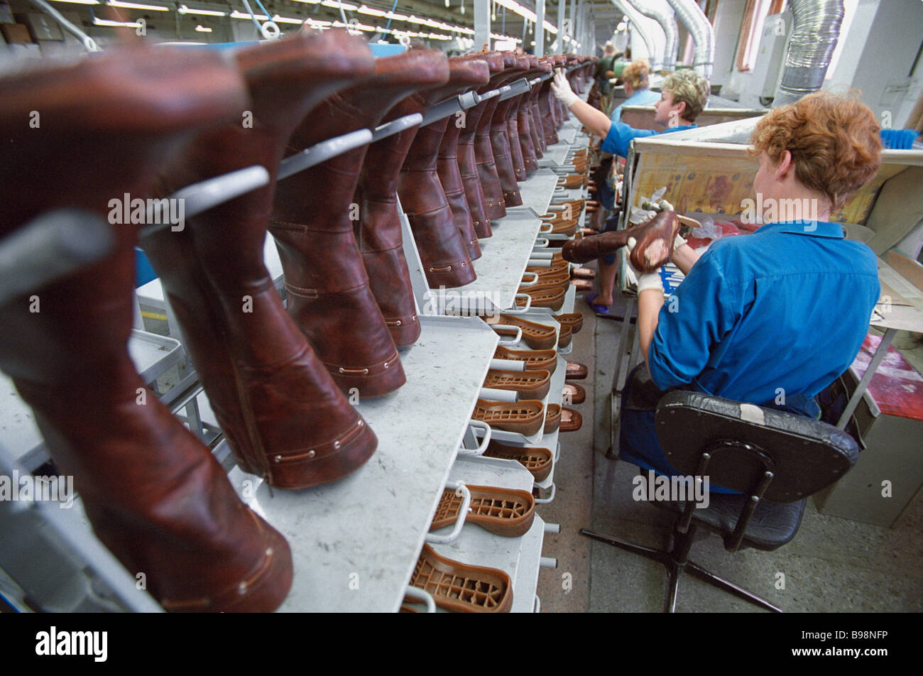 The Marko shoe factory Stock Photo - Alamy