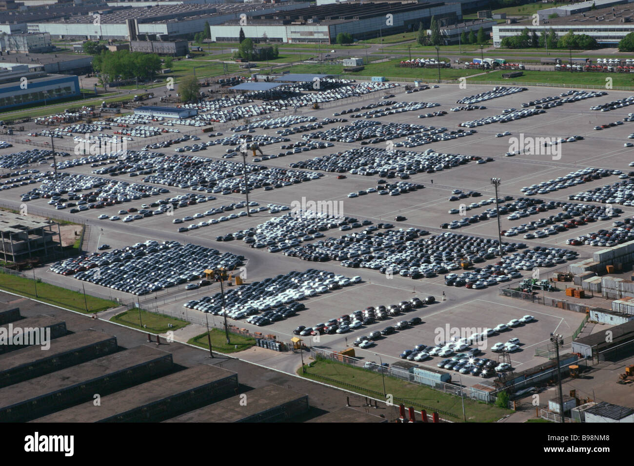 The territory of the AVTOVAZ company Stock Photo - Alamy