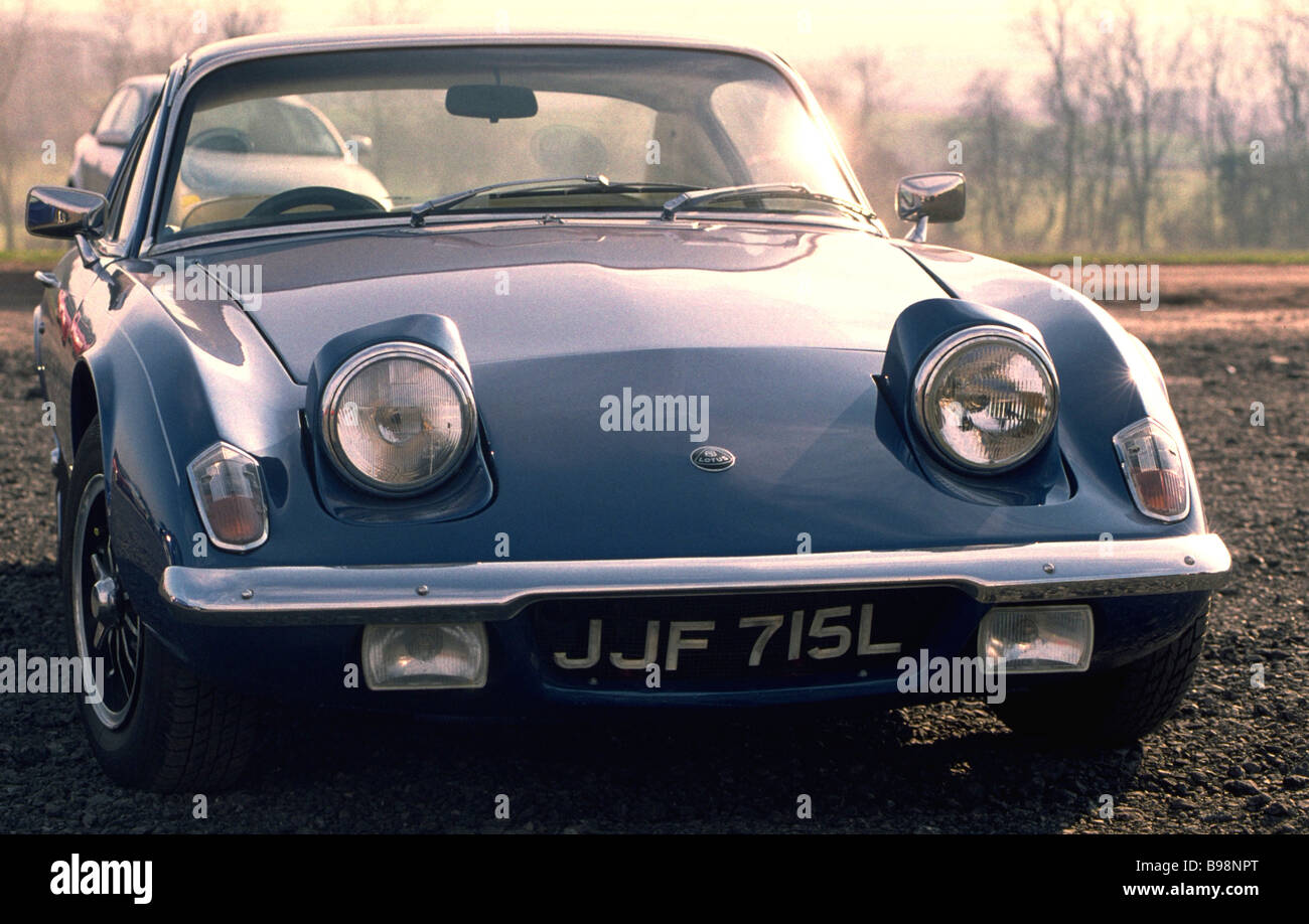 Lotus Elan +2 car, with raised pop up headlights Stock Photo - Alamy