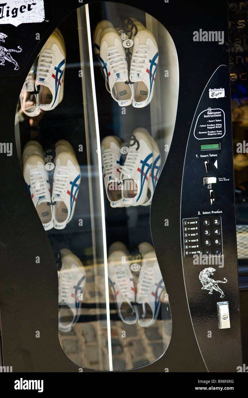 sport shoes vending machine Stock Photo - Alamy