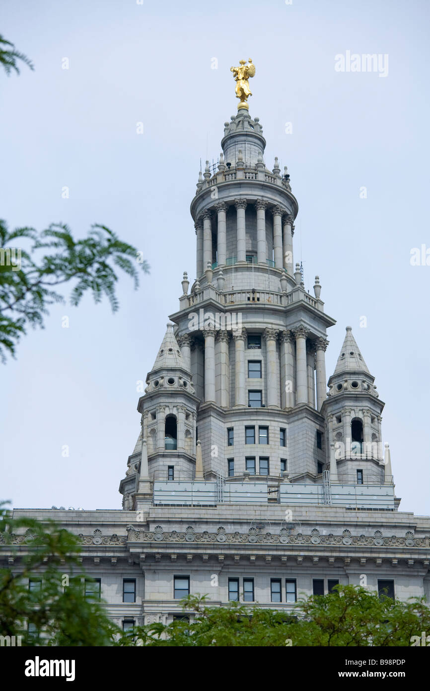 Manhattan Municipal Building New York City USA Stock Photo - Alamy
