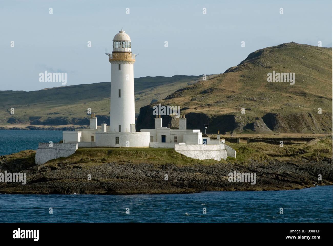 Lighthouse on Lismore Island , western Scotland Stock Photo - Alamy