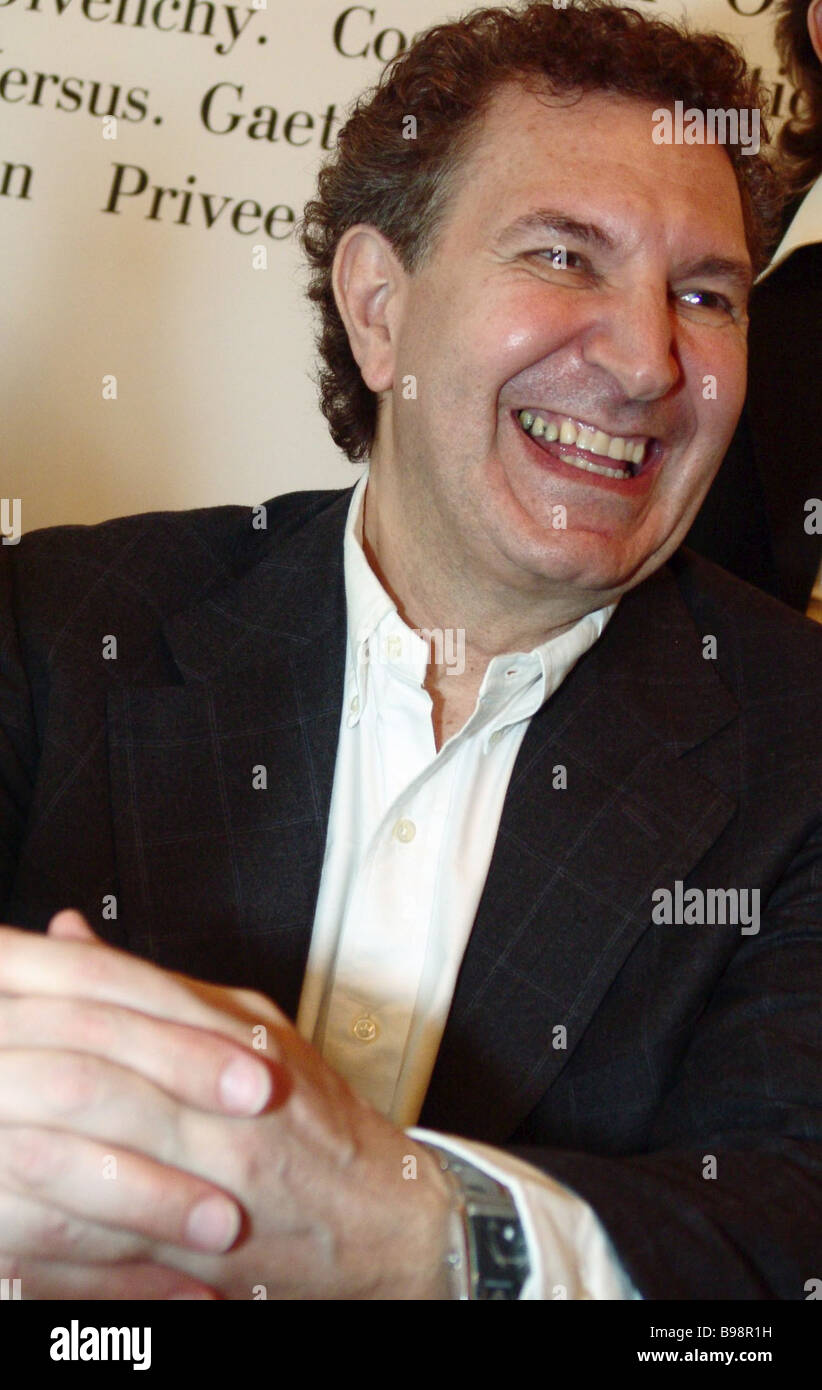 Canadian conductor Daniel Lipton took part in the press conference on ...