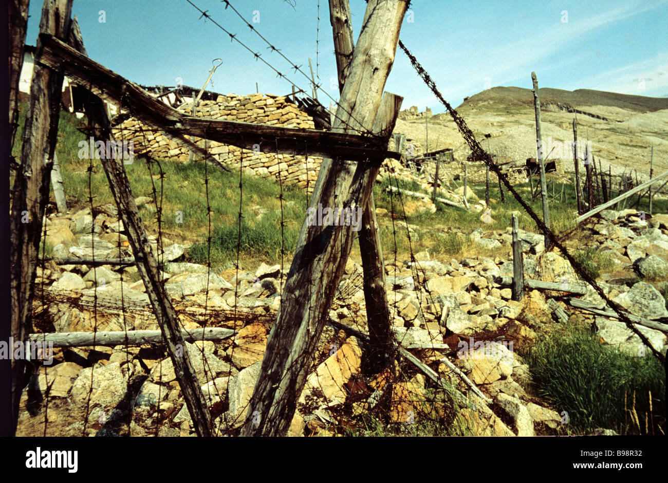 The Butugychag death valley in Evenki camp in Kolyma Stock Photo - Alamy