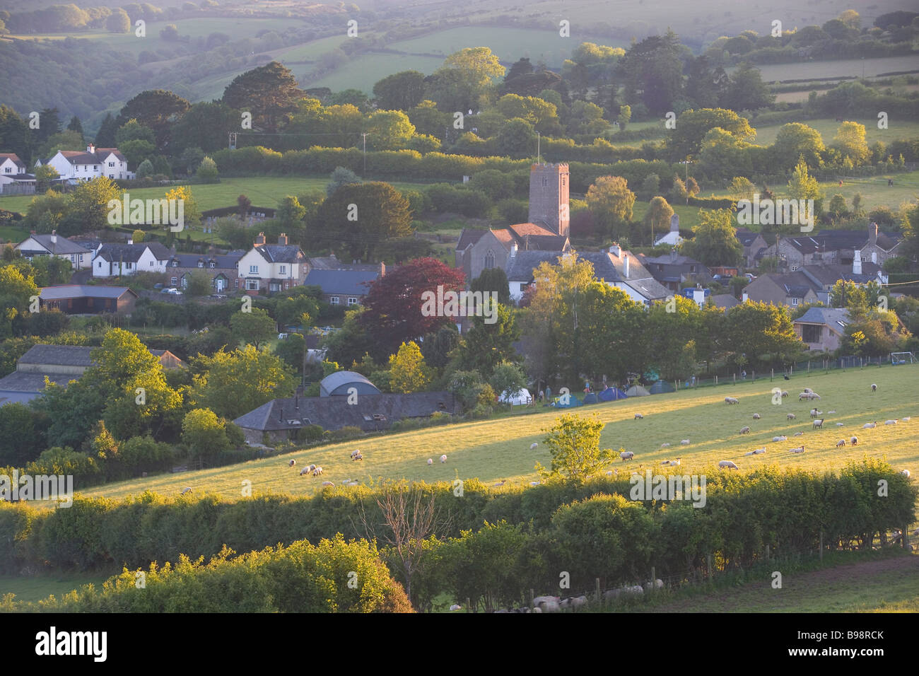 Dartmoor National Park, Holne UK Stock Photo - Alamy