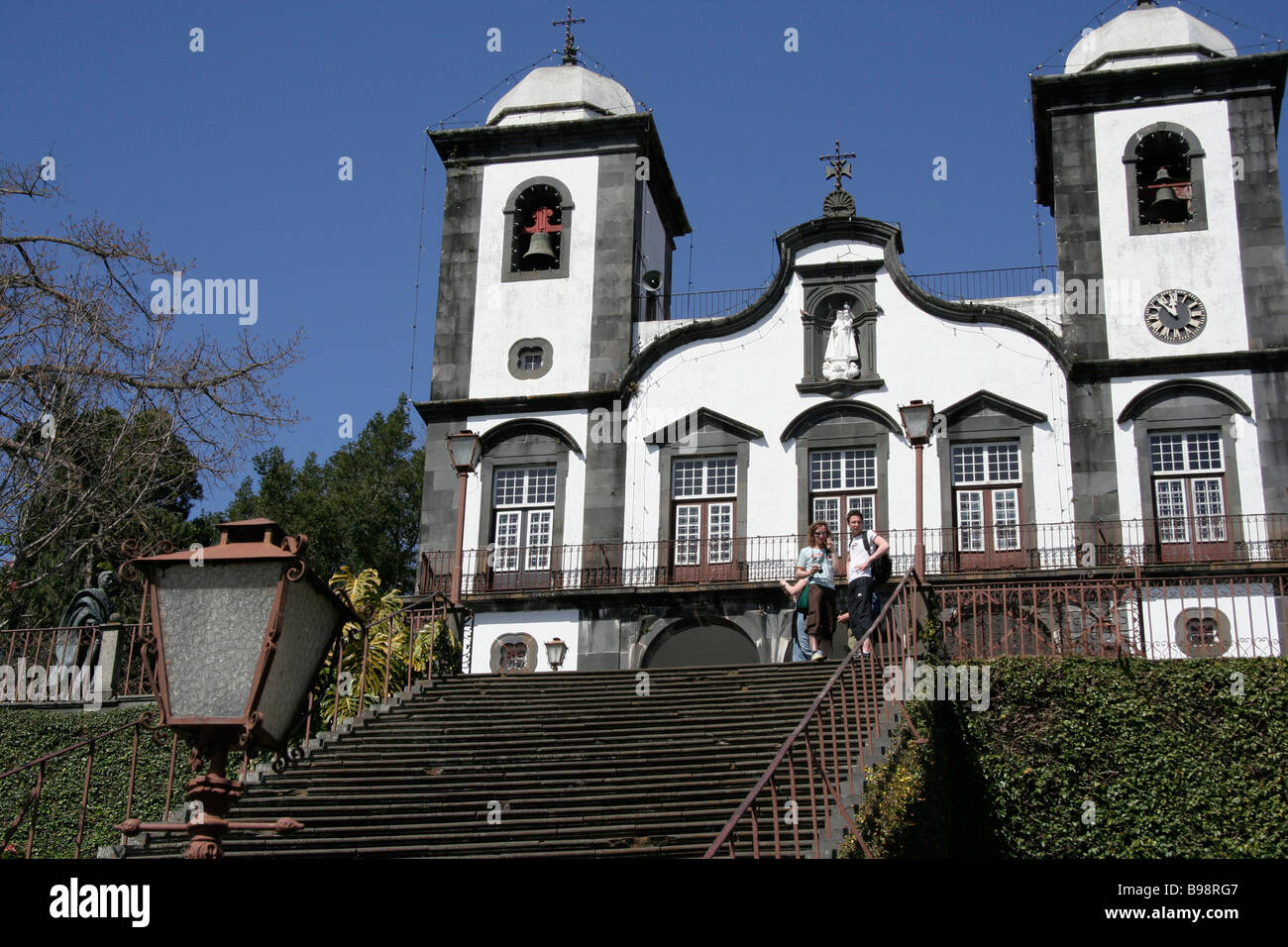 Monte Church Madeira Stock Photo - Alamy