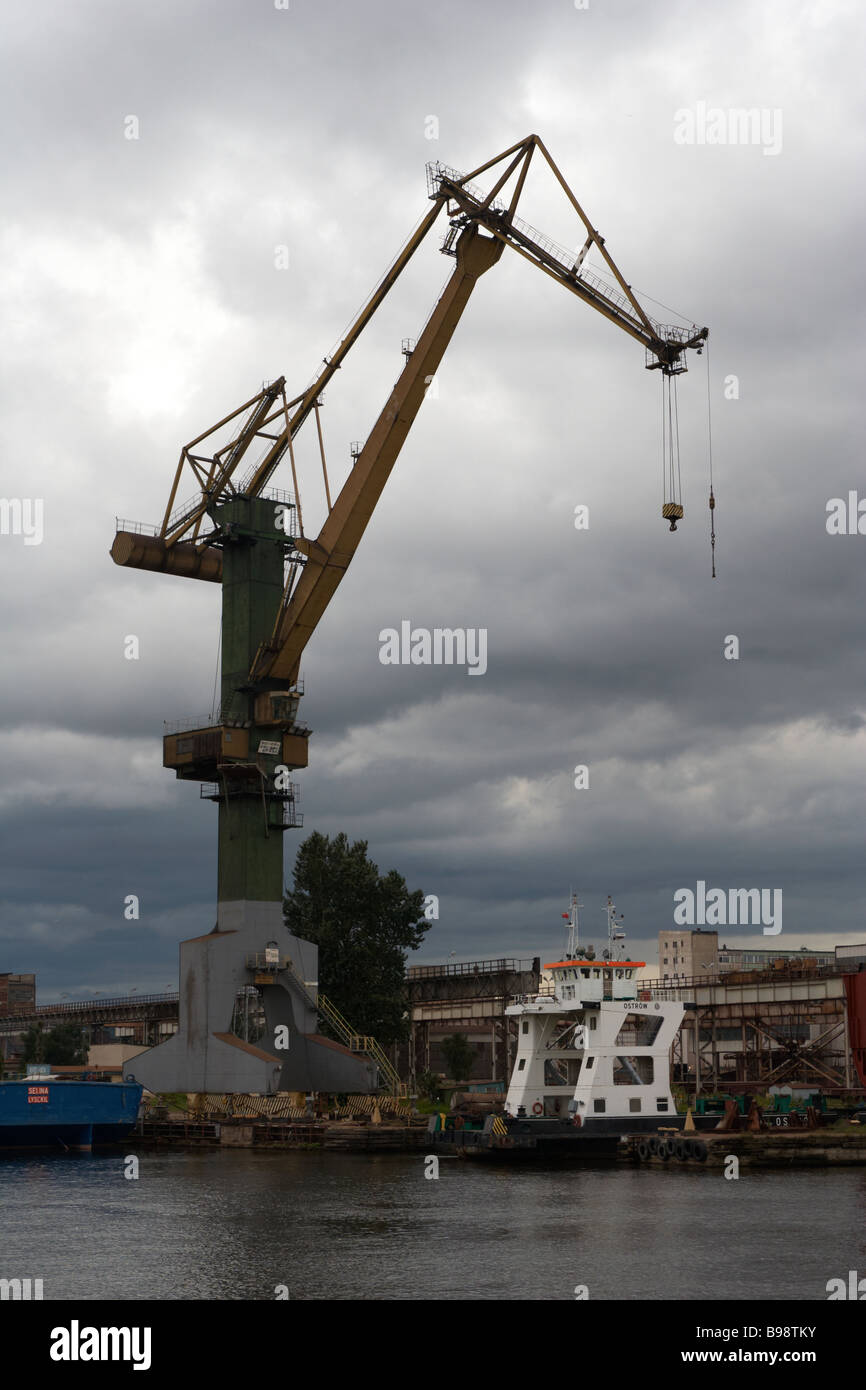 docks at the shipyard of Gdansk Poland Stock Photo - Alamy