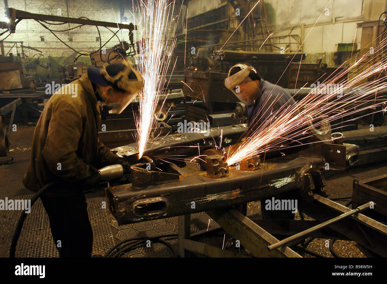 At the Mytishchi machine building plant Stock Photo - Alamy