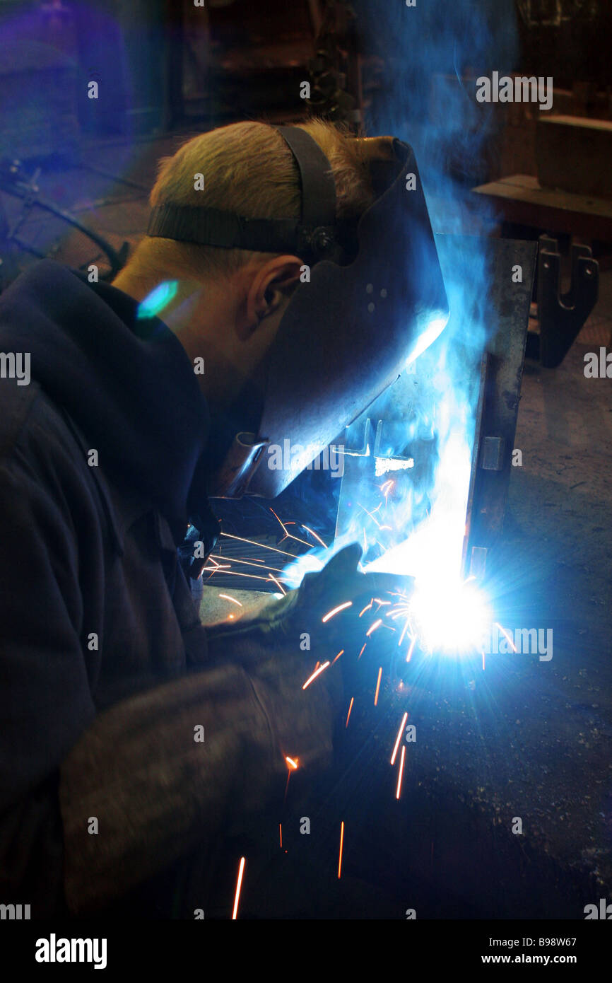 At the Mytishchi machine building plant Stock Photo - Alamy