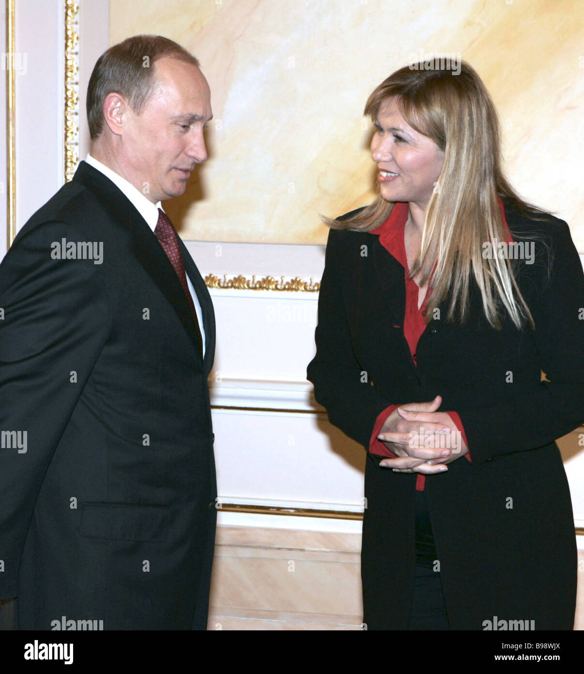 In the Kremlin Russian President Vladimir Putin gave an interview to a ...