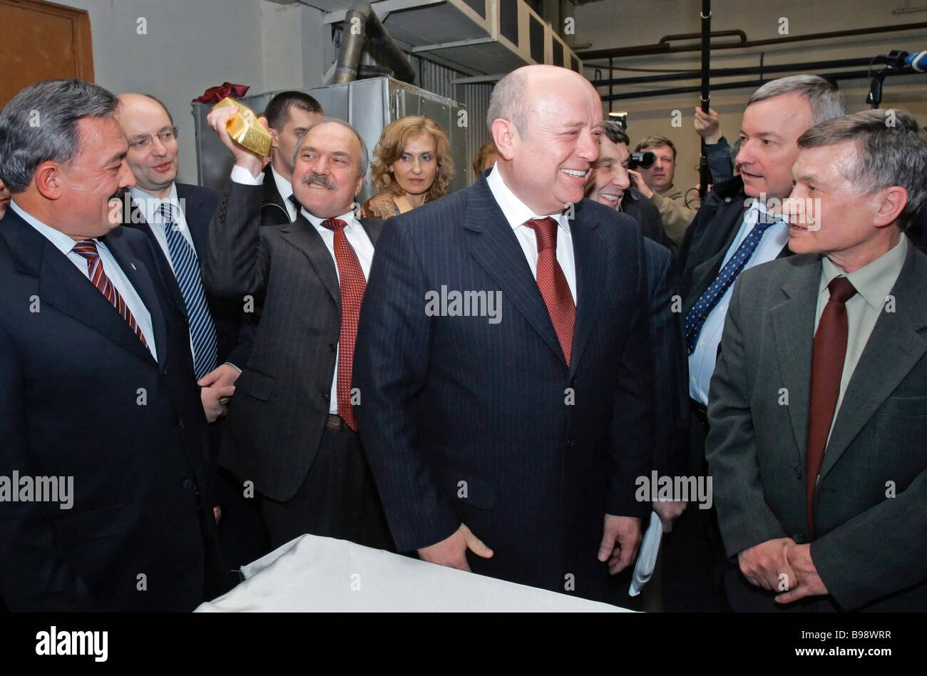 Vladislav Feoktistov general director of the Kolyma gold refining plant ...