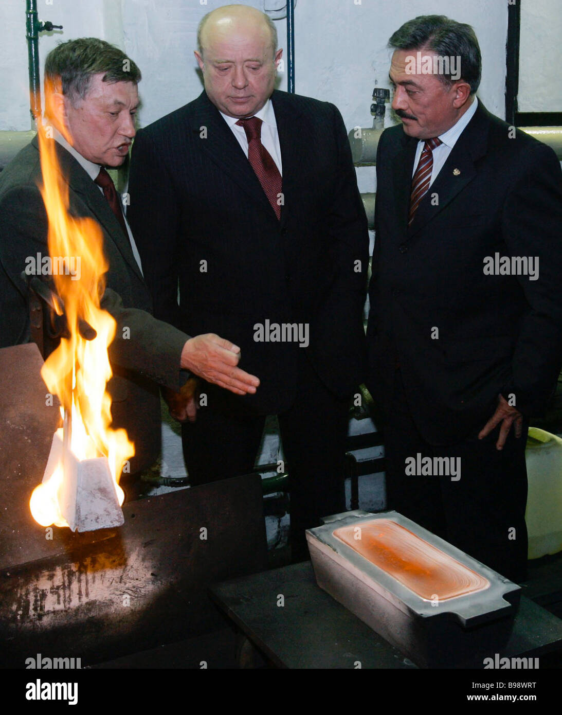 Vladislav Feoktistov general director of the Kolyma gold refining plant ...