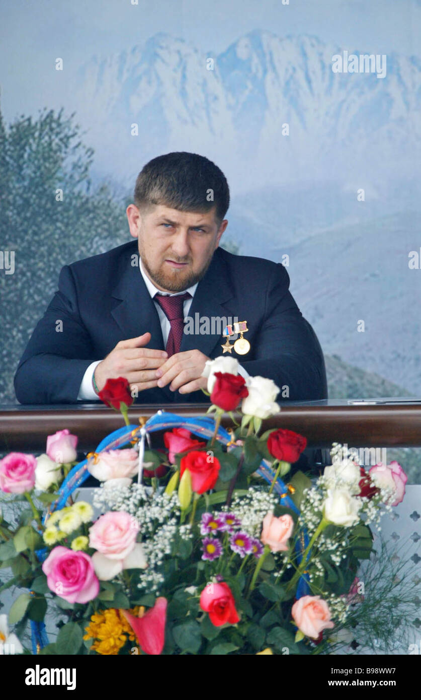 The inauguration of the new President of the Chechen Republic Ramzan ...