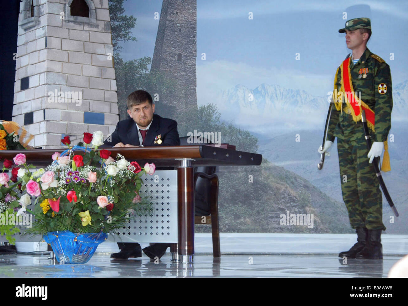 The inauguration of the new President of the Chechen Republic Ramzan ...