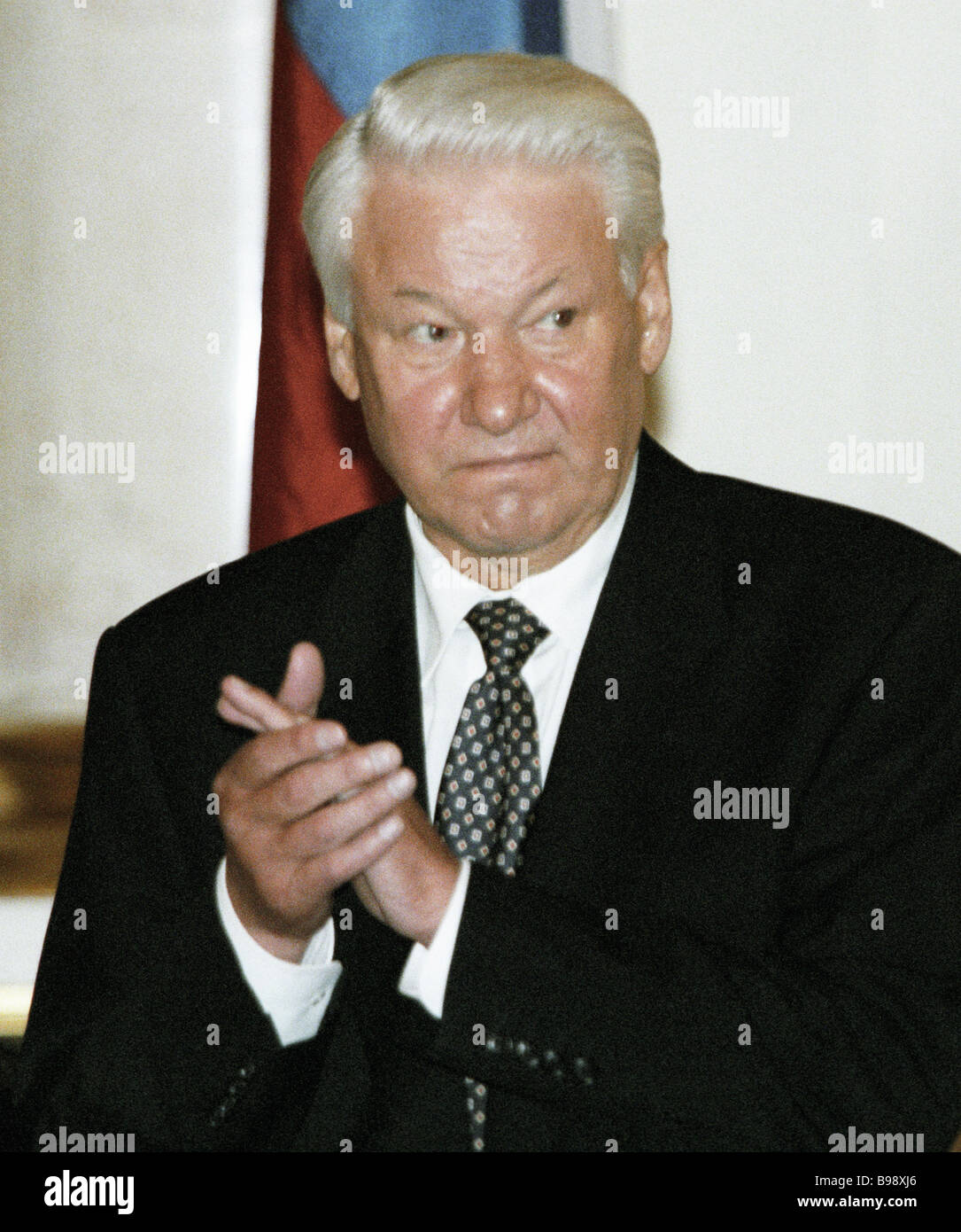 Russian President Boris Yeltsin Stock Photo - Alamy