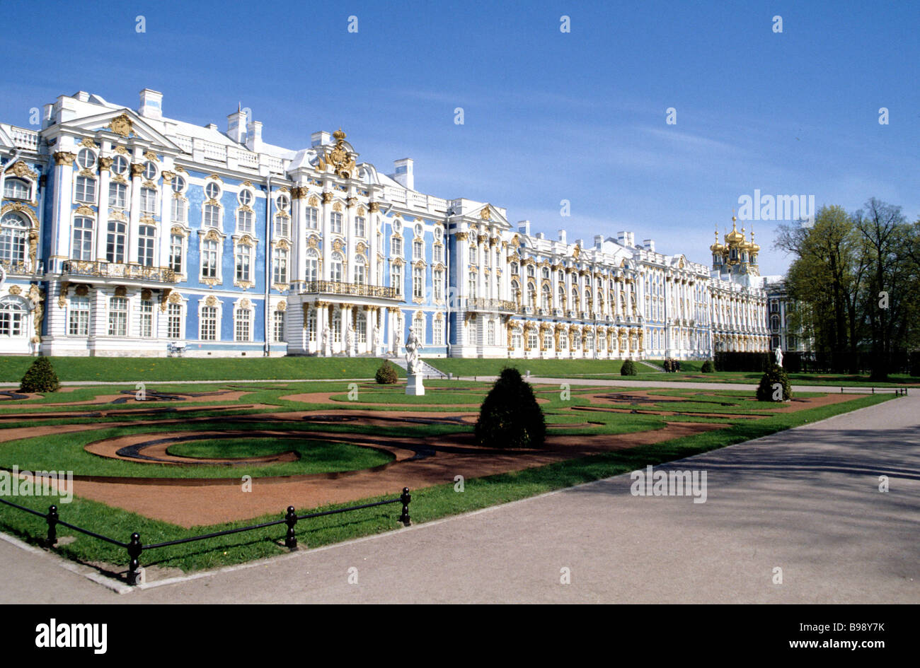 The Catherine Palace in Pushkin Architect Bartolomeo Rastrelli 18th ...