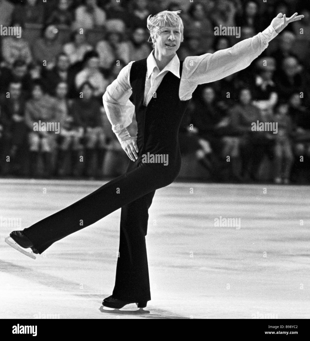 Sergei Volkov a famous Soviet figure skater Stock Photo - Alamy